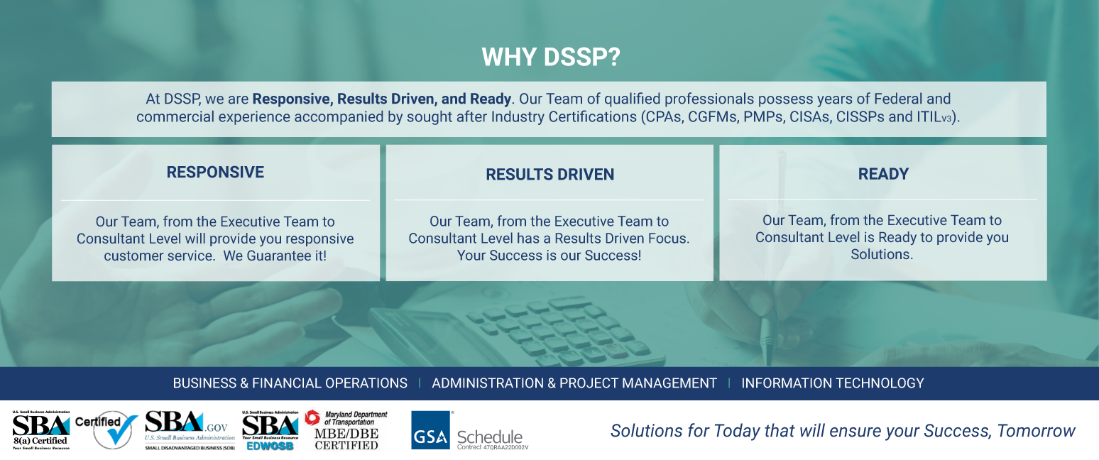 DSSP Consulting – Business & Financial Operation | Administrative ...